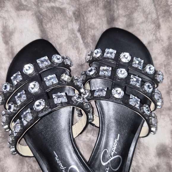 Jessica Simpson | Shoes | Jessica Simpson Detta Black Crystal ...